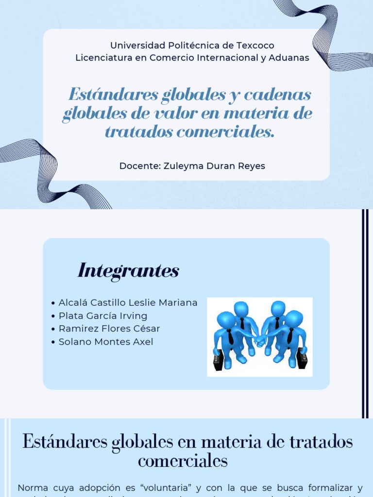 Estándares Globales | PDF | Exportaciones | Comercio