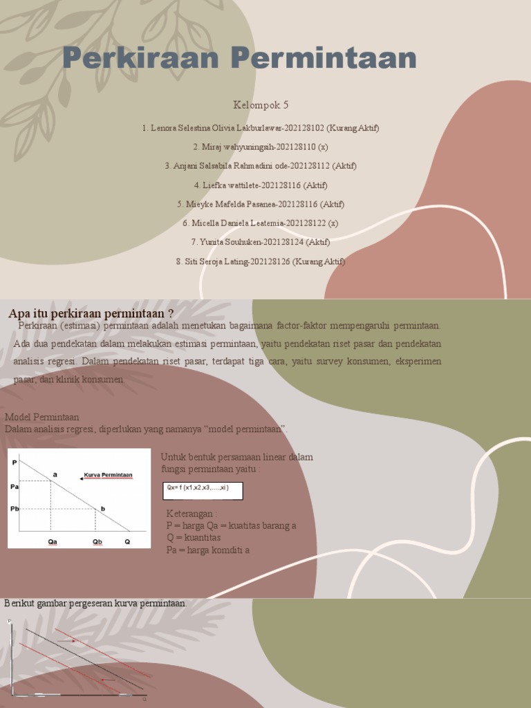 Perkiraan Permintaan | PDF