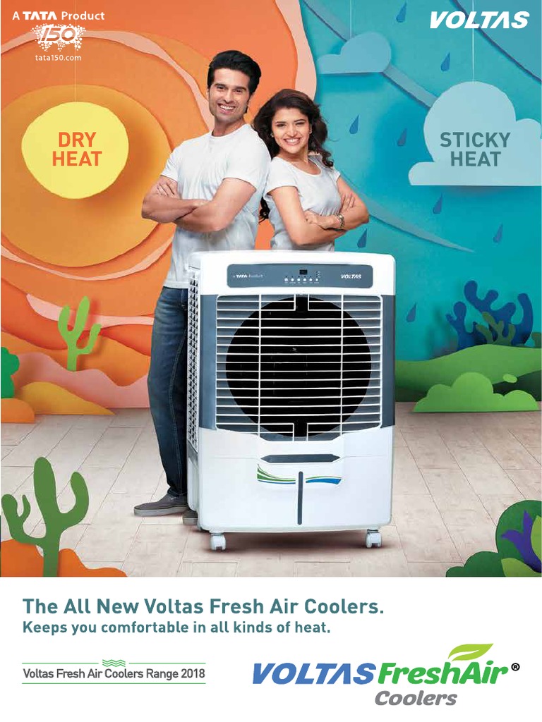Voltas Fresh Air Coolers Catalogue 2018 | PDF