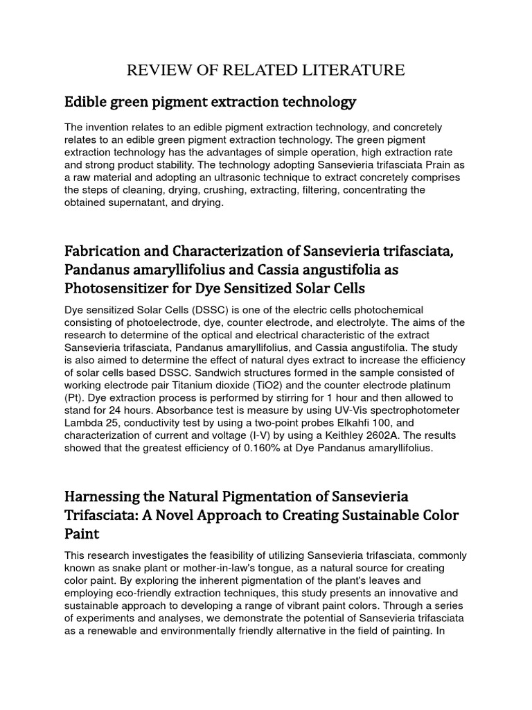 Sustainable Pigment Extraction Tech | PDF | Pigment | Physical Sciences