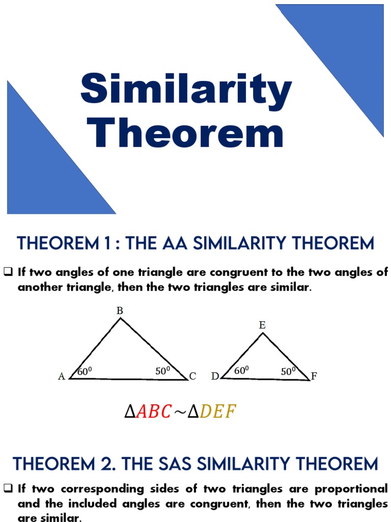 Similarities in A Right Triangle | PDF | Triangle | Euclidean Geometry