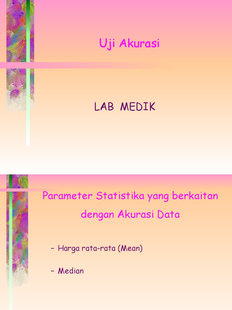 04-Uji Akurasi | PDF | Metode & Bahan Ajar | Sains & Matematika