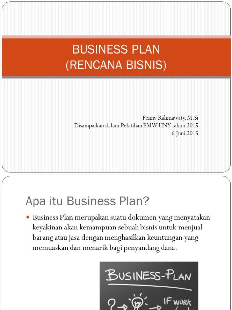 Business Plan Rencana Bisnis PPT Download | PDF