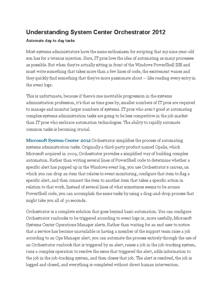 SCORCH | PDF | Command Line Interface | Information Technology