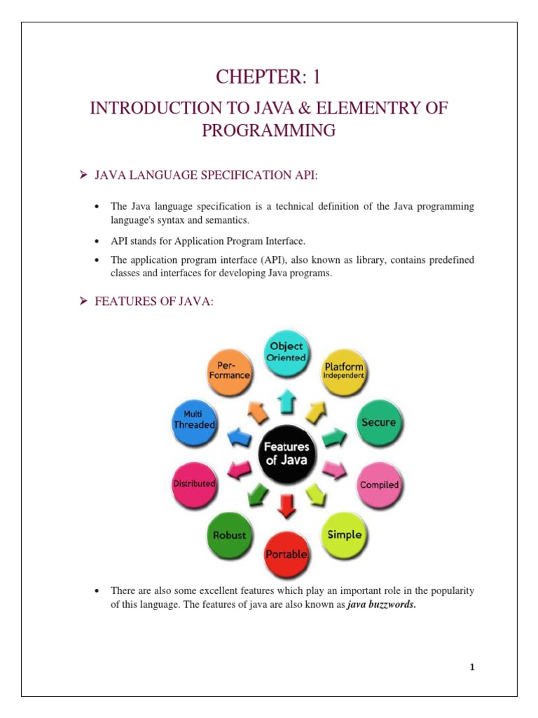 CH 1 | PDF | Java (Programming Language) | Data Type