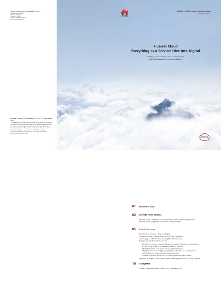 Huawei Cloud Brochure | PDF