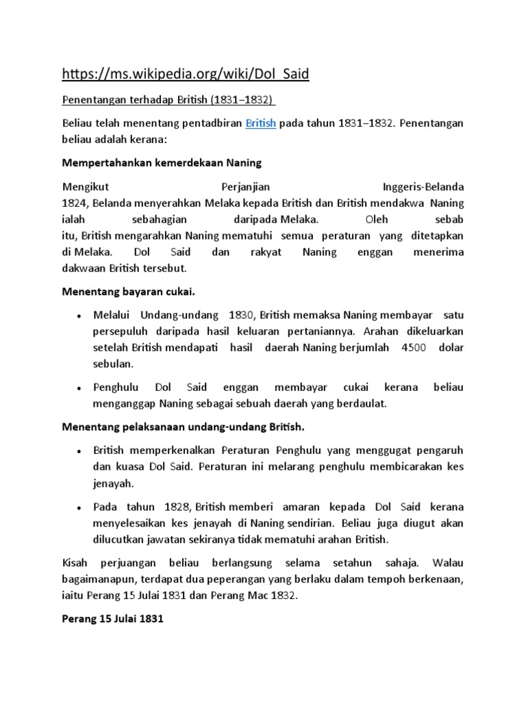 Dol Said | PDF