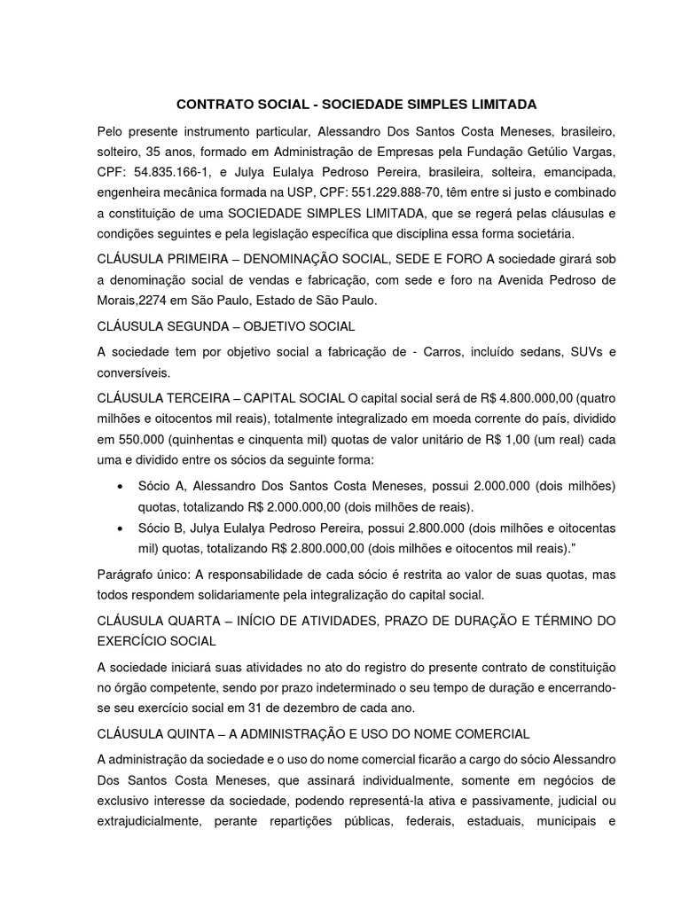 Contrato Social | PDF