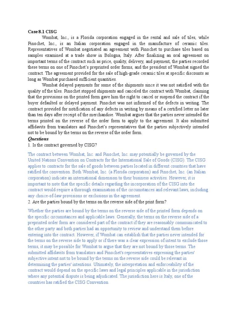 Case Study - Chapter 8 | PDF | Civil Law (Legal System) | Justice