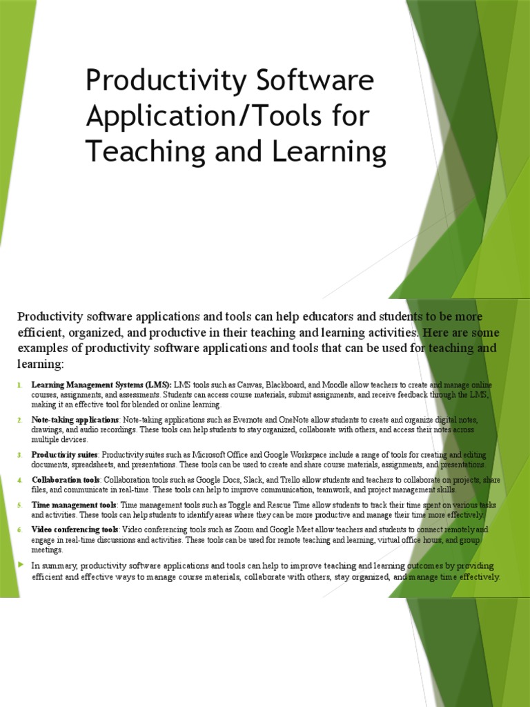 Productivity Software Application T.E | PDF | Multimedia | Graphics