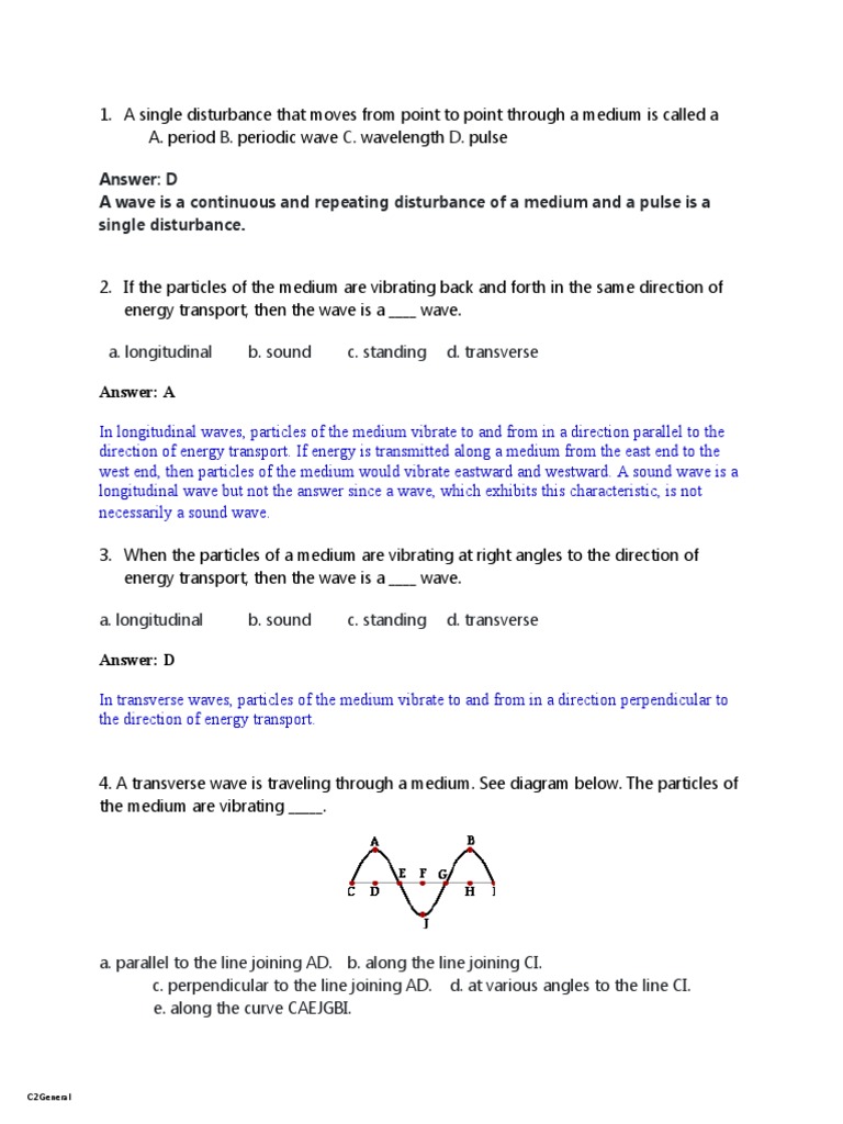 Waves Notes | PDF | Waves | Frequency