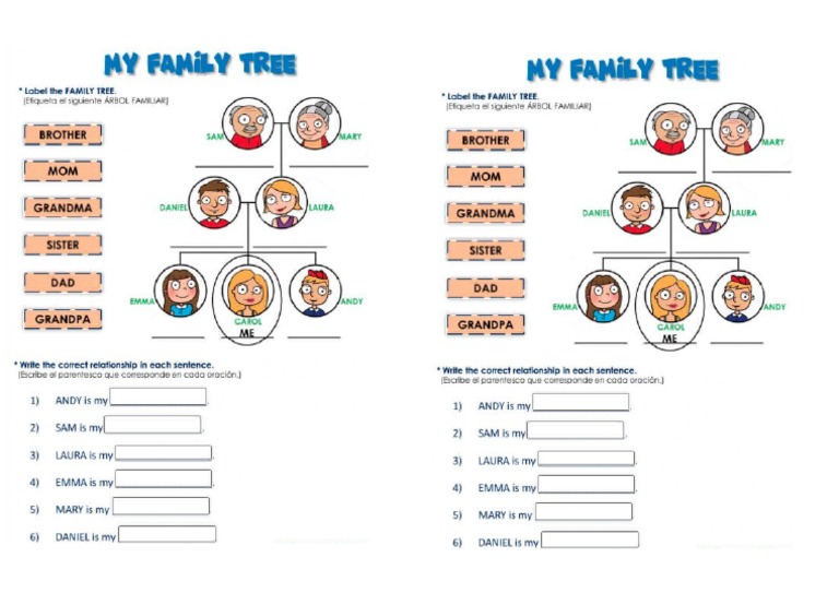 Extra Practice Kids 2 Family Members | PDF