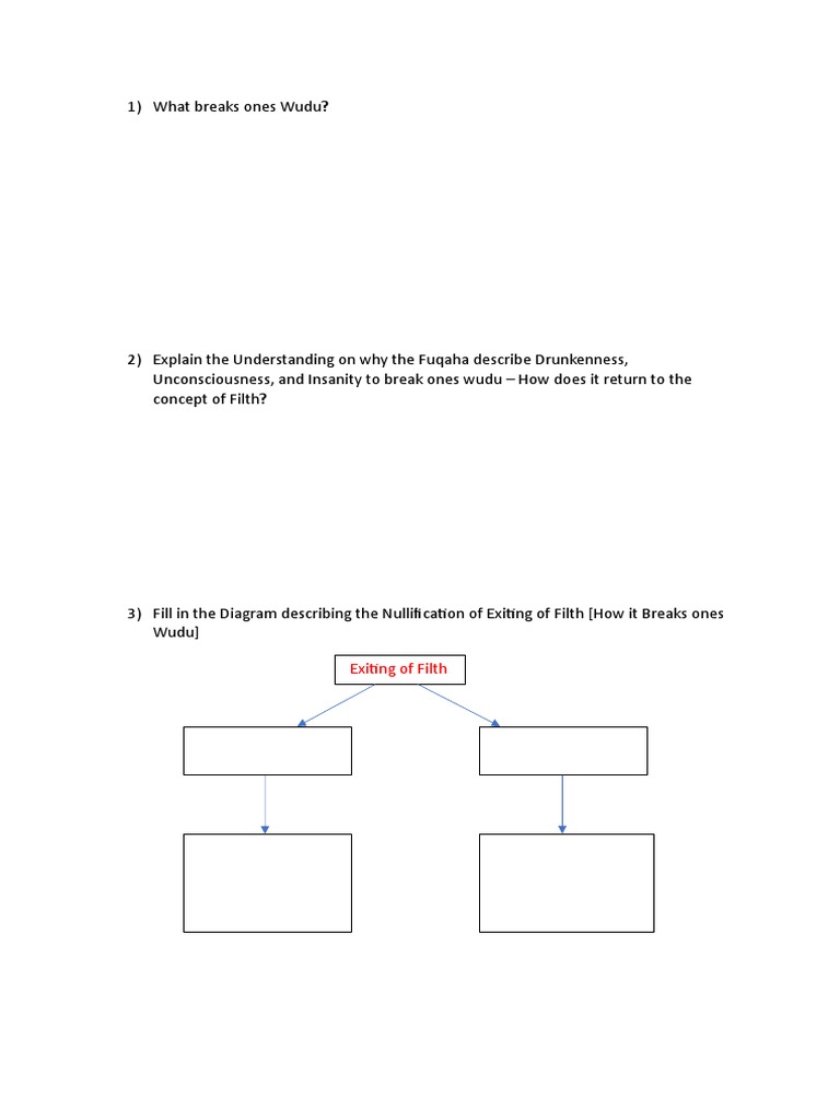 Lesson 4 - Filth & Nullifiers of Wudu | PDF
