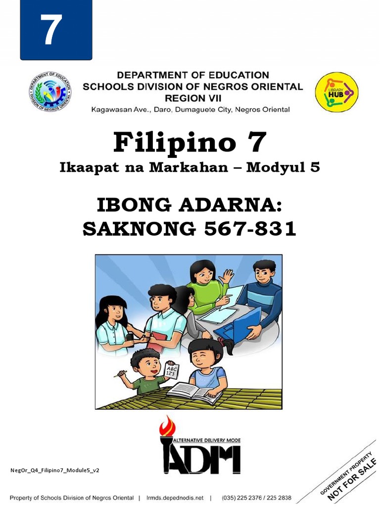 NegOr Q4 Filipino7 Module5 v2 | PDF