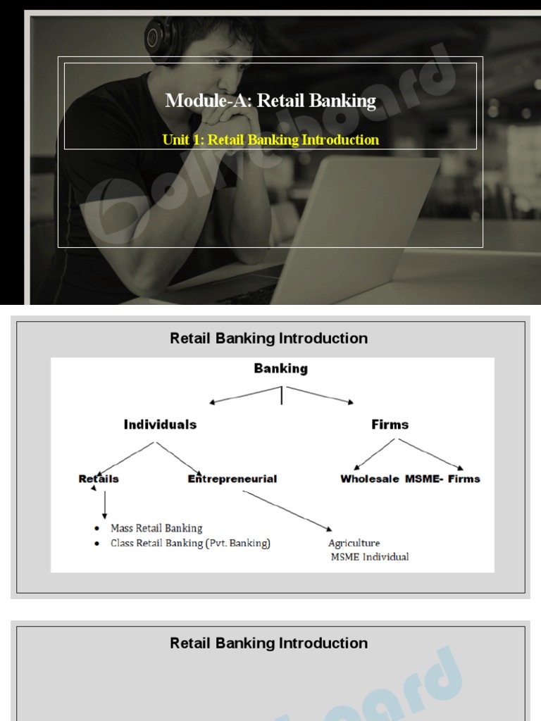 1.retail Banking Introduction | PDF | Banks | Retail