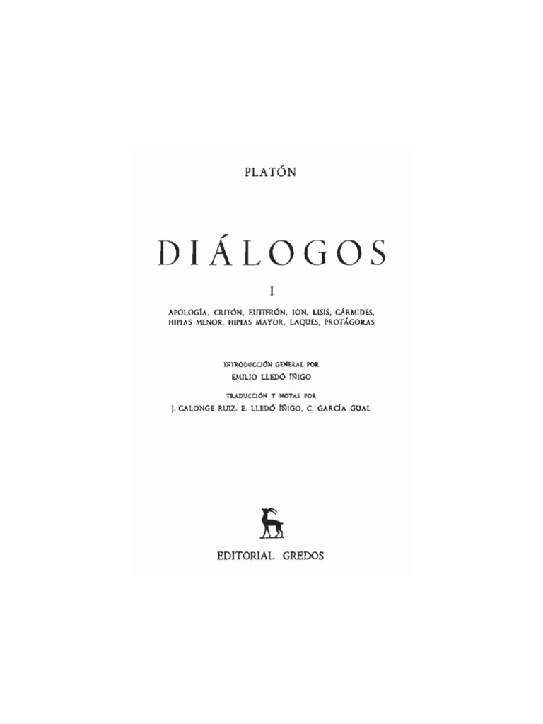 Platón - Protágoras (322c-322d) | PDF | Prometeo | Moralidad