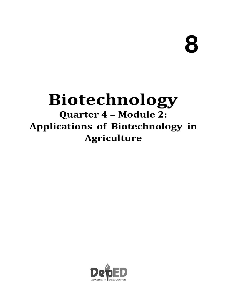 Grade8 STE Biotech Q4 Module-2 Wk3-4 ADM | PDF