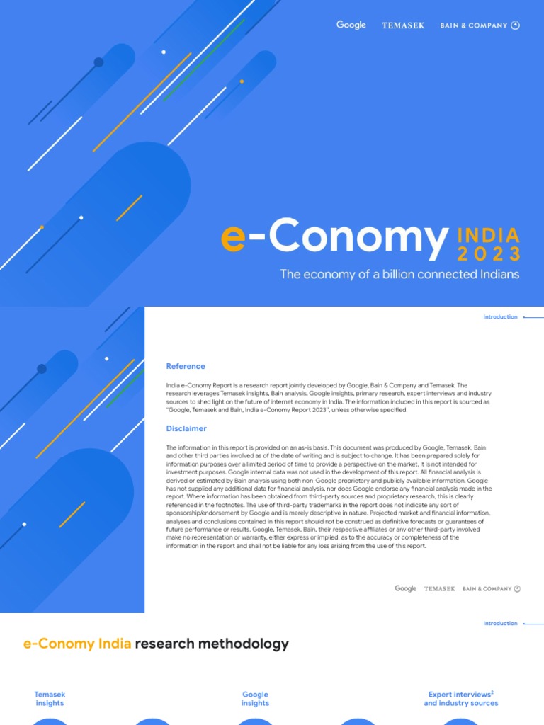 Economy India (Bain Report) | Download Free PDF | E Commerce | Internet