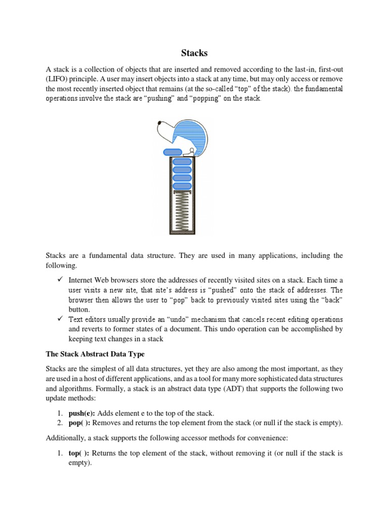 Stacks and Queues | PDF