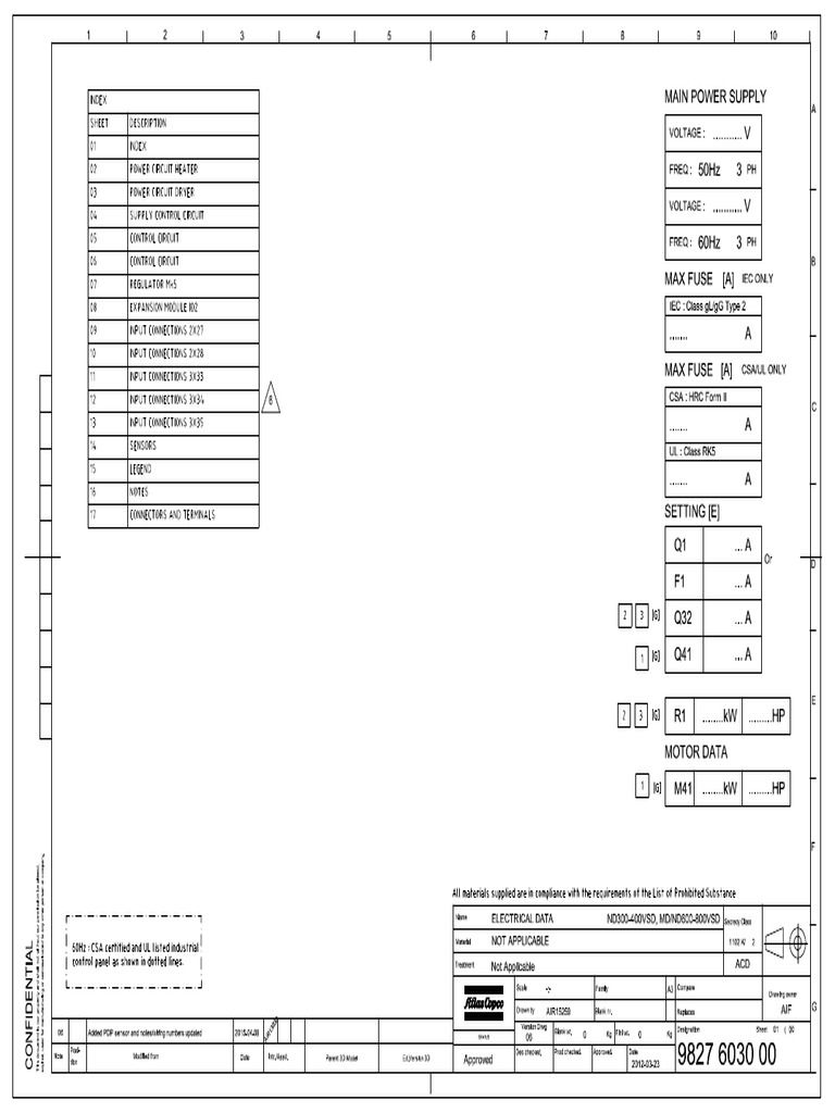 Diagrama Elétrico MD - ND300-800VSD MK5 - Cópia | PDF