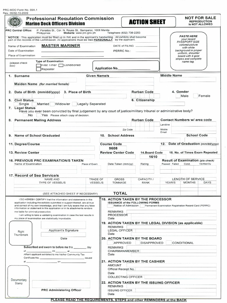 Action Sheet Master Mariner | PDF