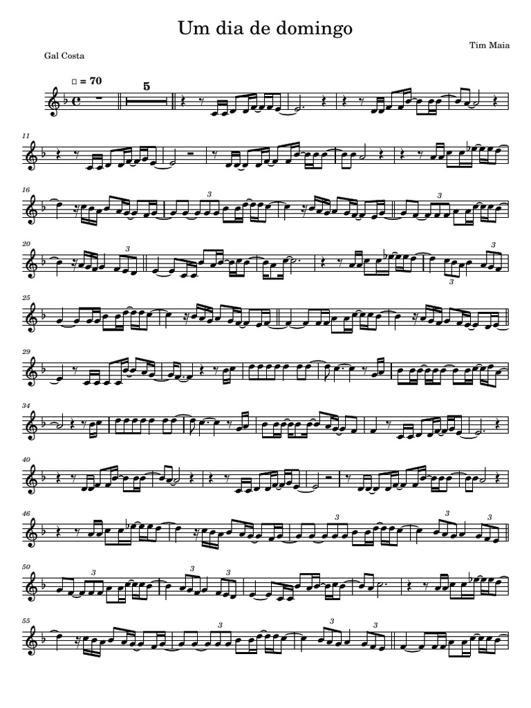 Um Dia de Domingo | PDF