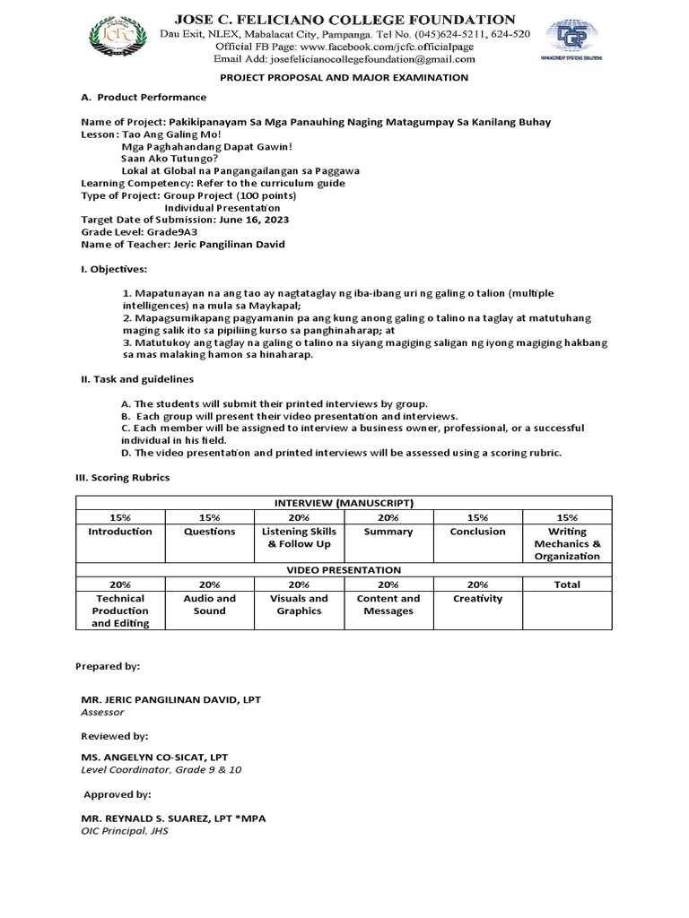 Project Proposal ESP | PDF | Career & Growth | Computers