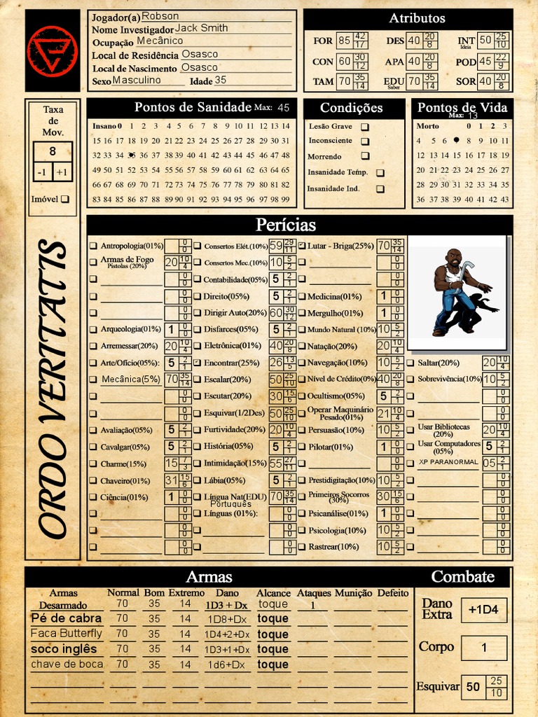 Ficha - Jack - Robson | PDF