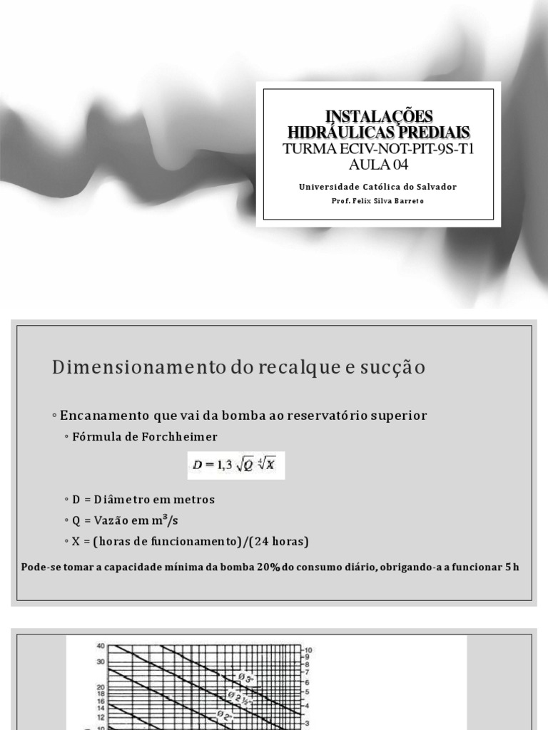 Dimensionamento de Recalque e Sucção | PDF