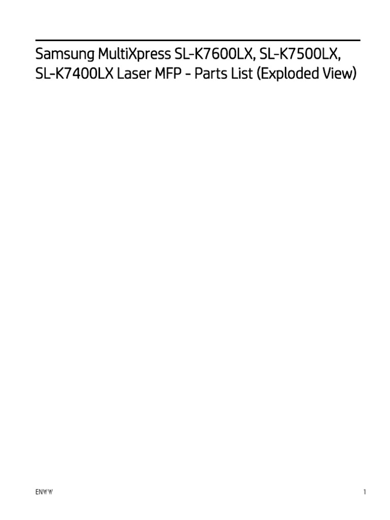 Manual K7500LX - K7600LX | PDF