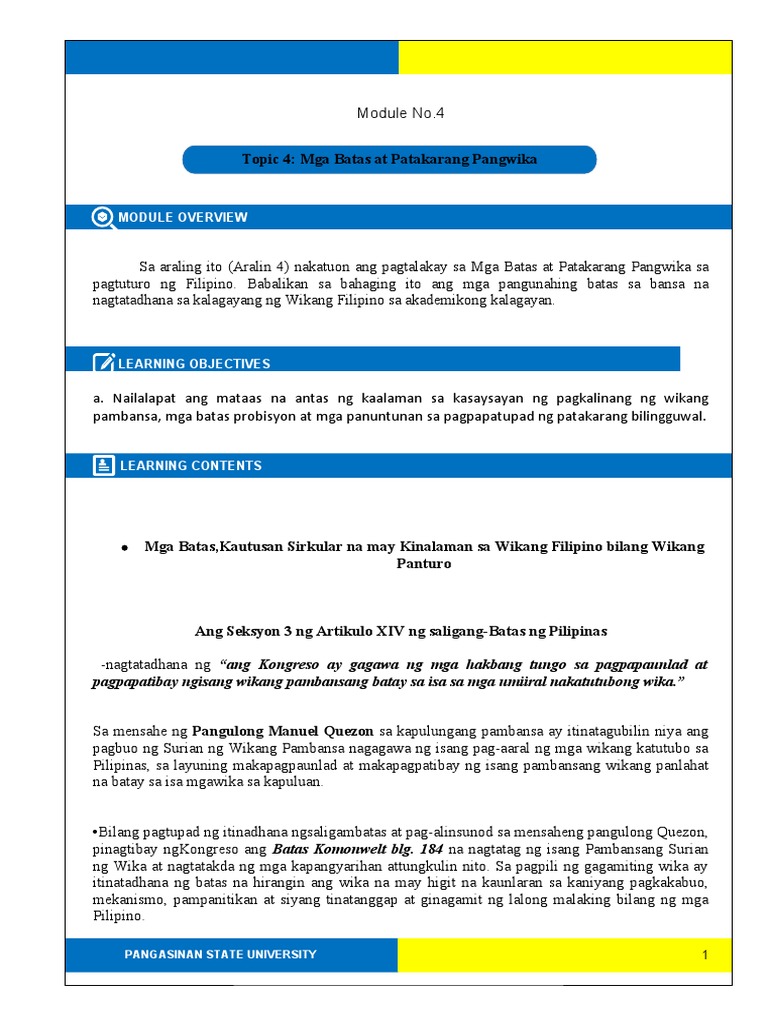 SG4 Filipino103 | PDF
