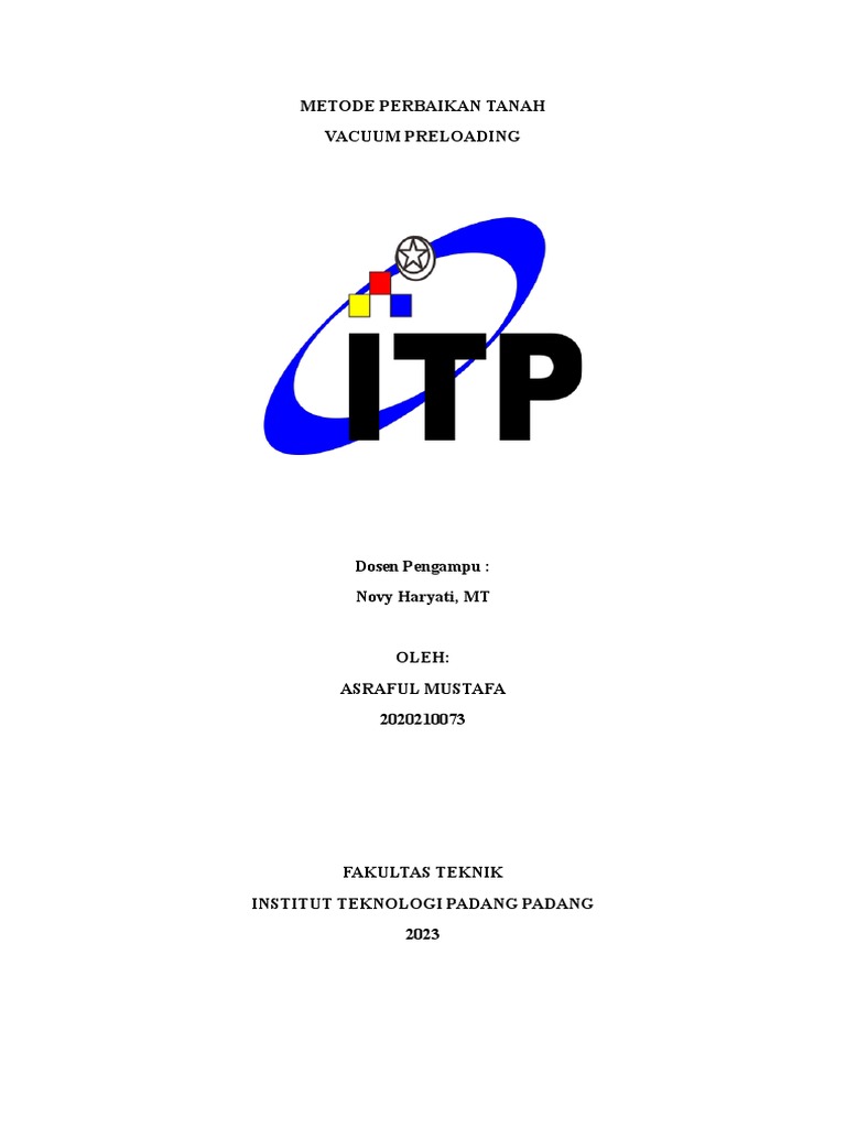 Metode Vacuum Preloading untuk Perbaikan Tanah | PDF | Griya & Taman