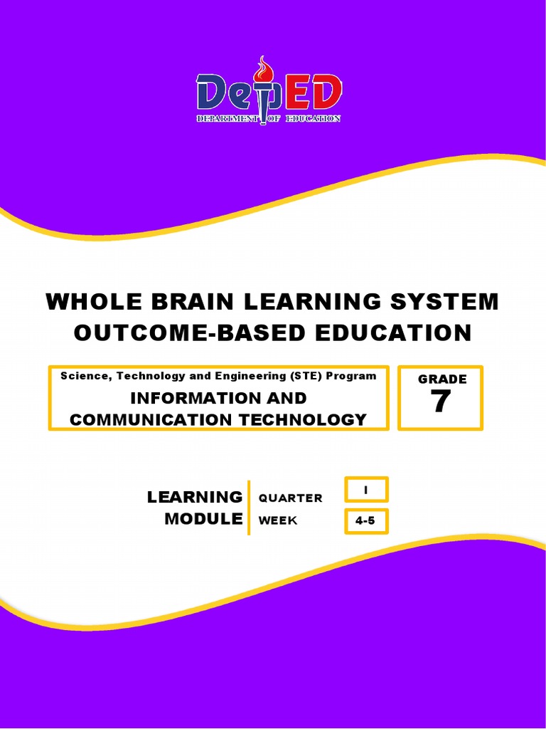 Customizing Windows: Grade 7 ICT Module | PDF | Icon (Computing ...