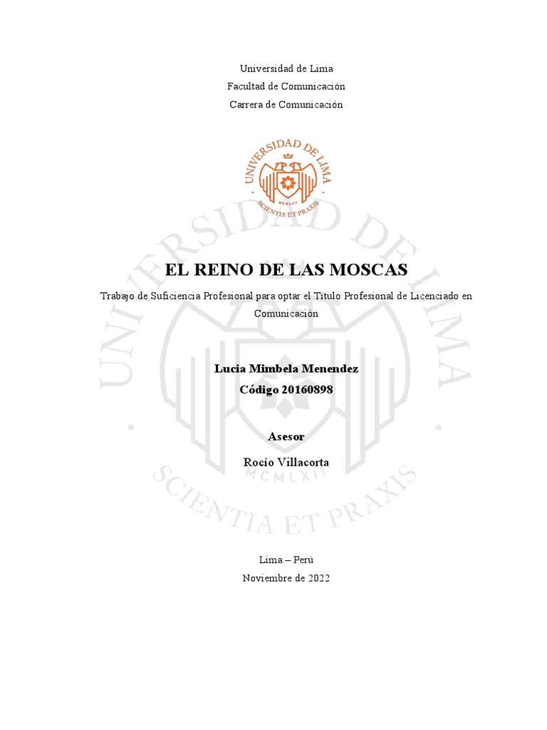 Reino Moscas Mimbela | PDF | Juegos y actividades | Ciencias sociales