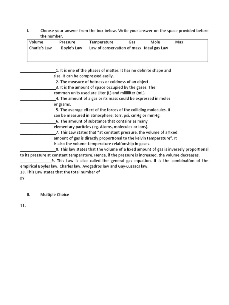 Gas Laws and Properties Overview | PDF