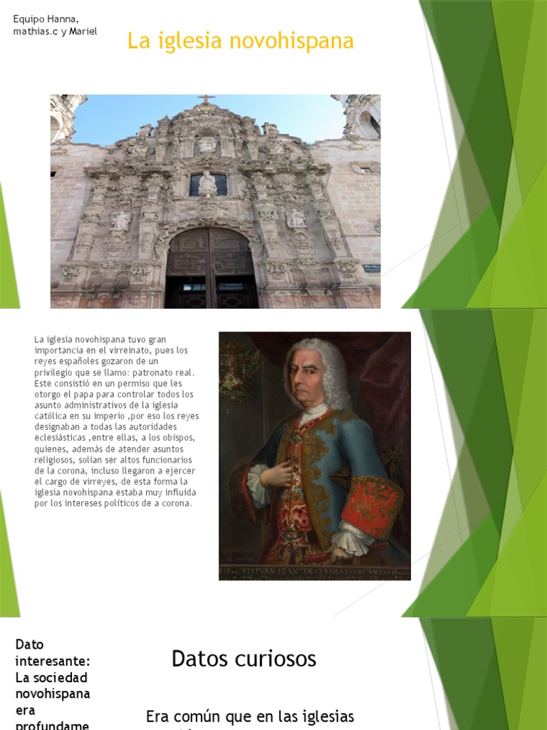La Iglesia Novohispana en el Virreinato | PDF | Viajes y turismo | Historia