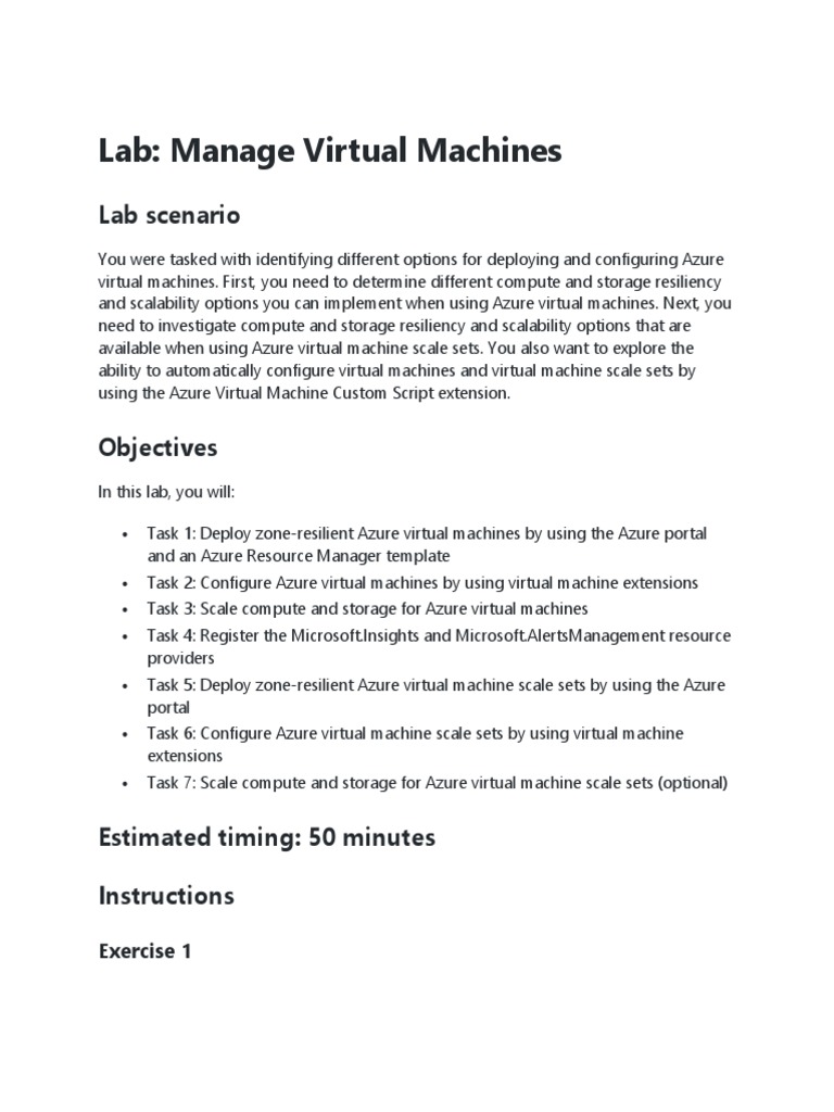 Manage Virtual Machines | PDF | Microsoft Azure | Computer Network