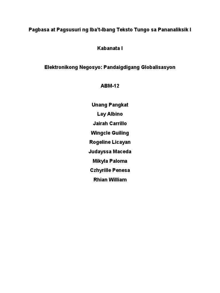 PPITTP-KABANATA-I | PDF