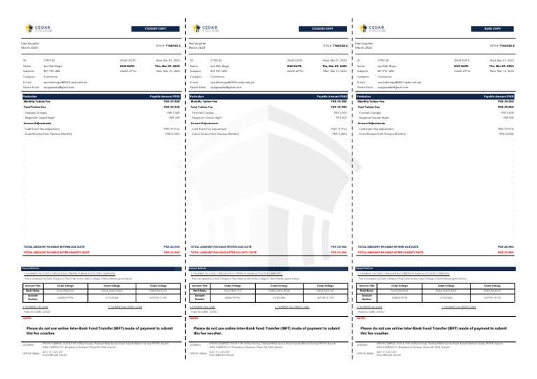 Voucher 2023 03 01 | PDF | Payments | Cheque