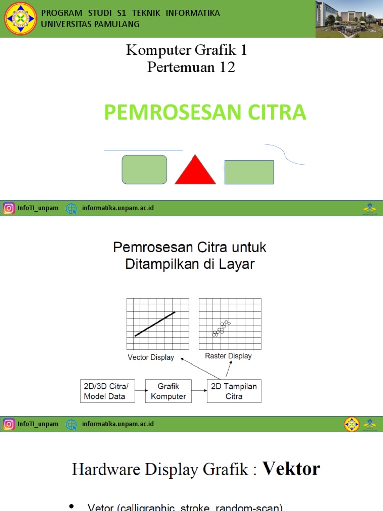 Komputer Grafik 1 - Pertemuan 12 | PDF | Teknologi & Rekayasa