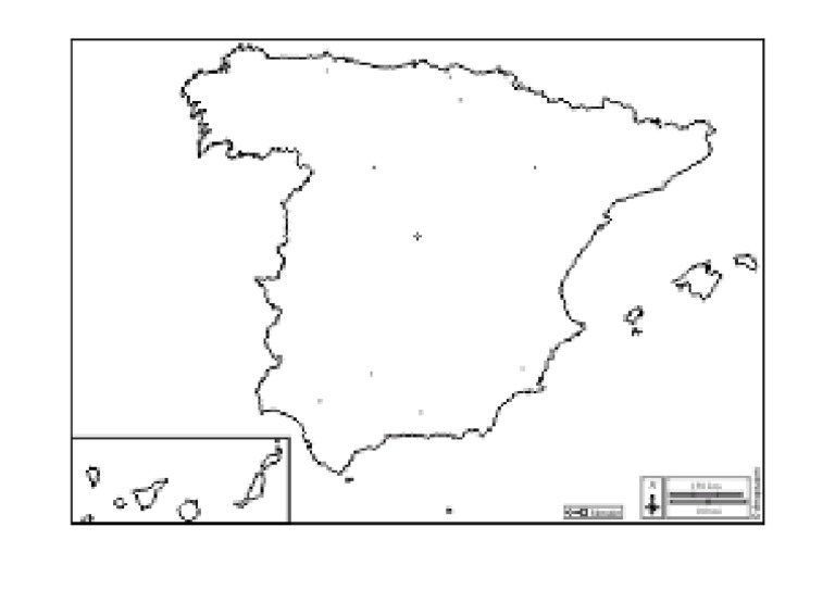 Mapa Mudo Hispania | PDF