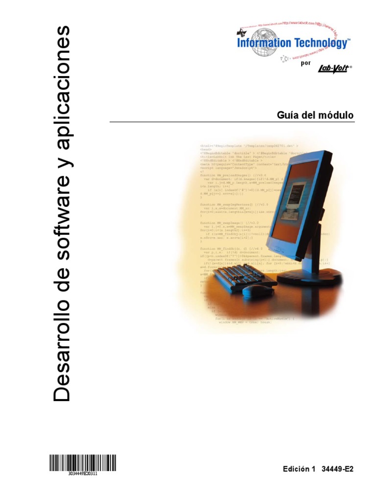 34445-E2 Desarrollodesoftwareyaplicaciones CG ED1 PR1 Web | PDF ...
