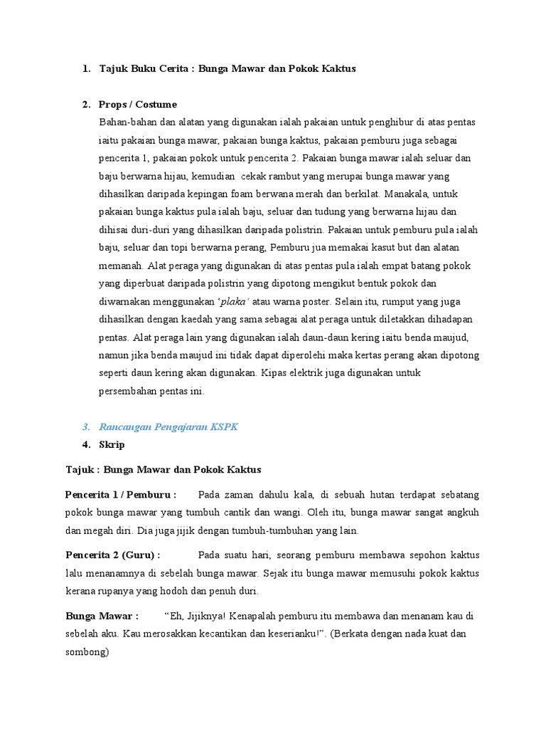 Tajuk Buku Cerita | PDF