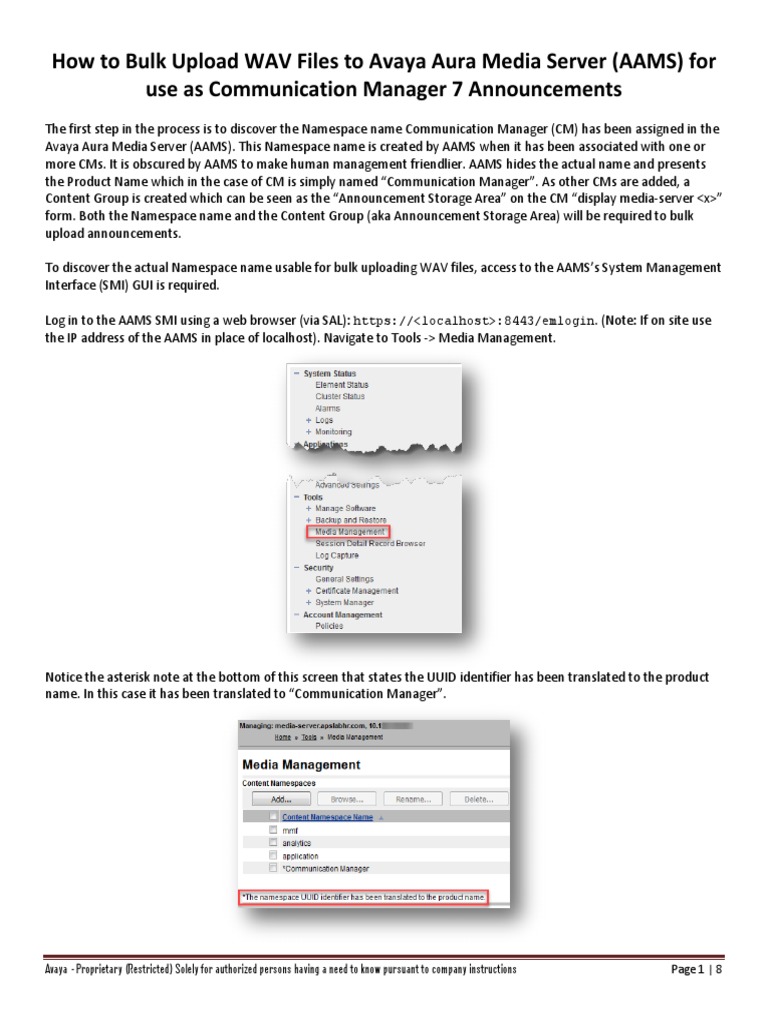 Bulk Uploading WAV Files to AAMS | PDF | Zip (File Format) | Operating ...