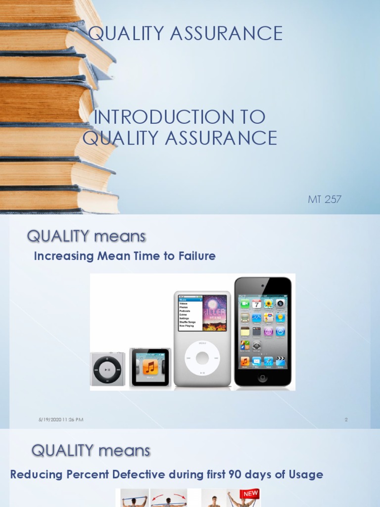 Week 1 - Introduction To Quality | PDF | Quality (Business) | Marketing