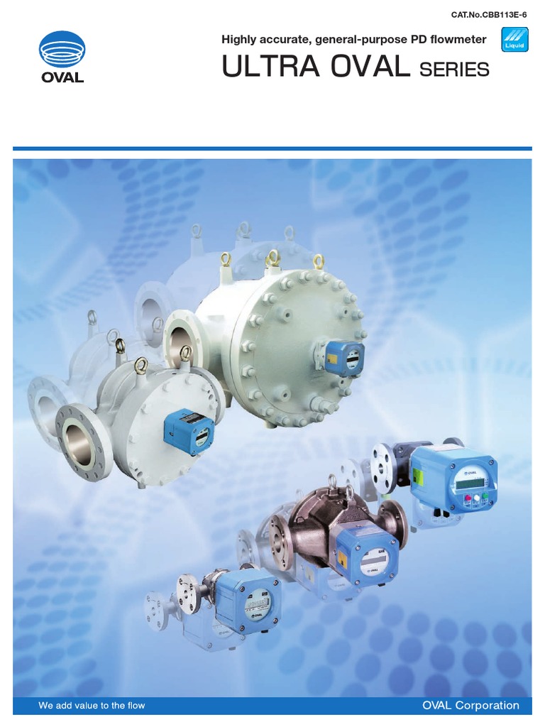 Katalog Ultra Oval Series PD Flowmeters | PDF | Flow Measurement | Valve