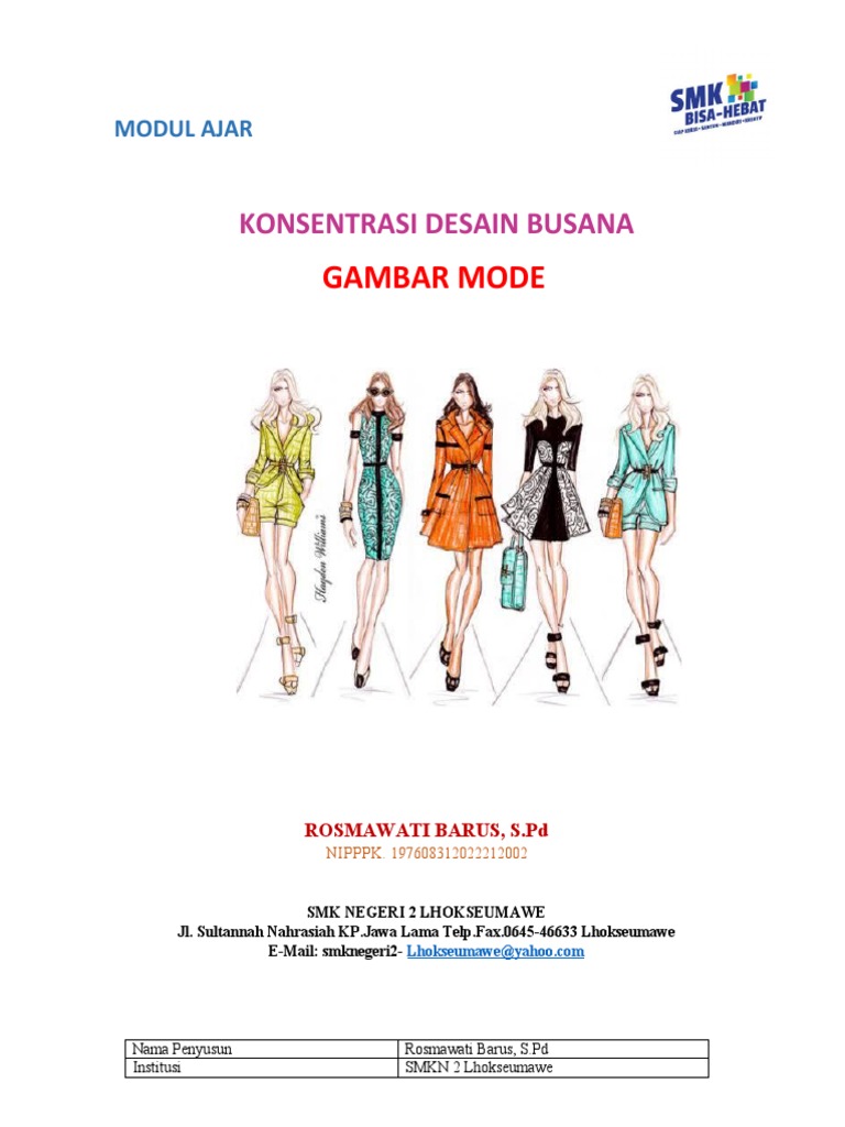 Modul Ajar Desain Busana | PDF