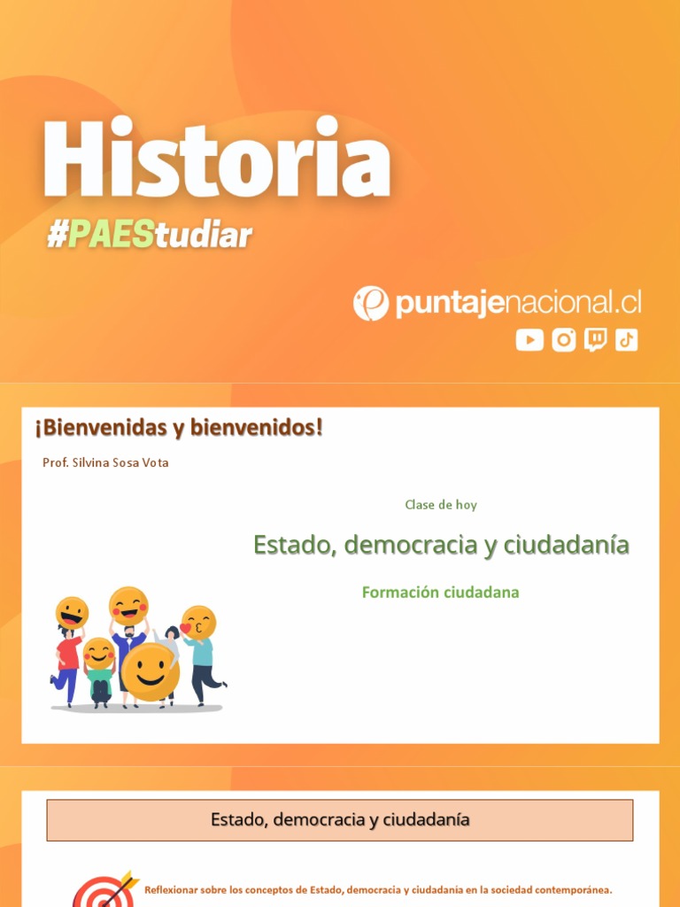 Clase Estado Democracia Y Ciudadania Pdf Democracia Ideologías