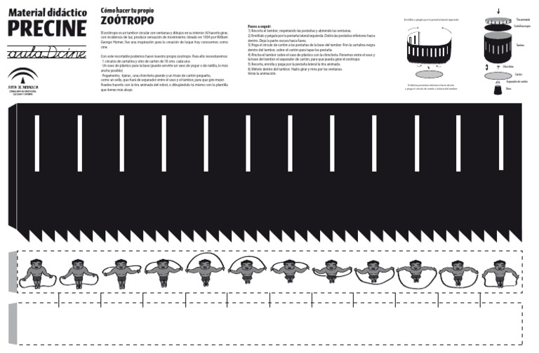 Cómo Hacer un Zootropo Fácilmente | PDF | Hogar, jardinería y bricolaje