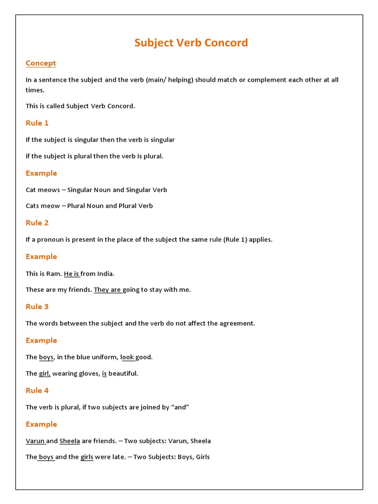 Grammar Handouts | PDF